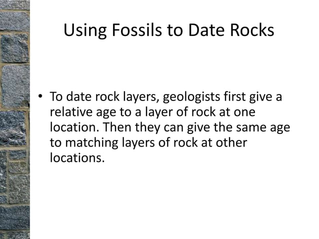 The relative age of rocks | PPTX