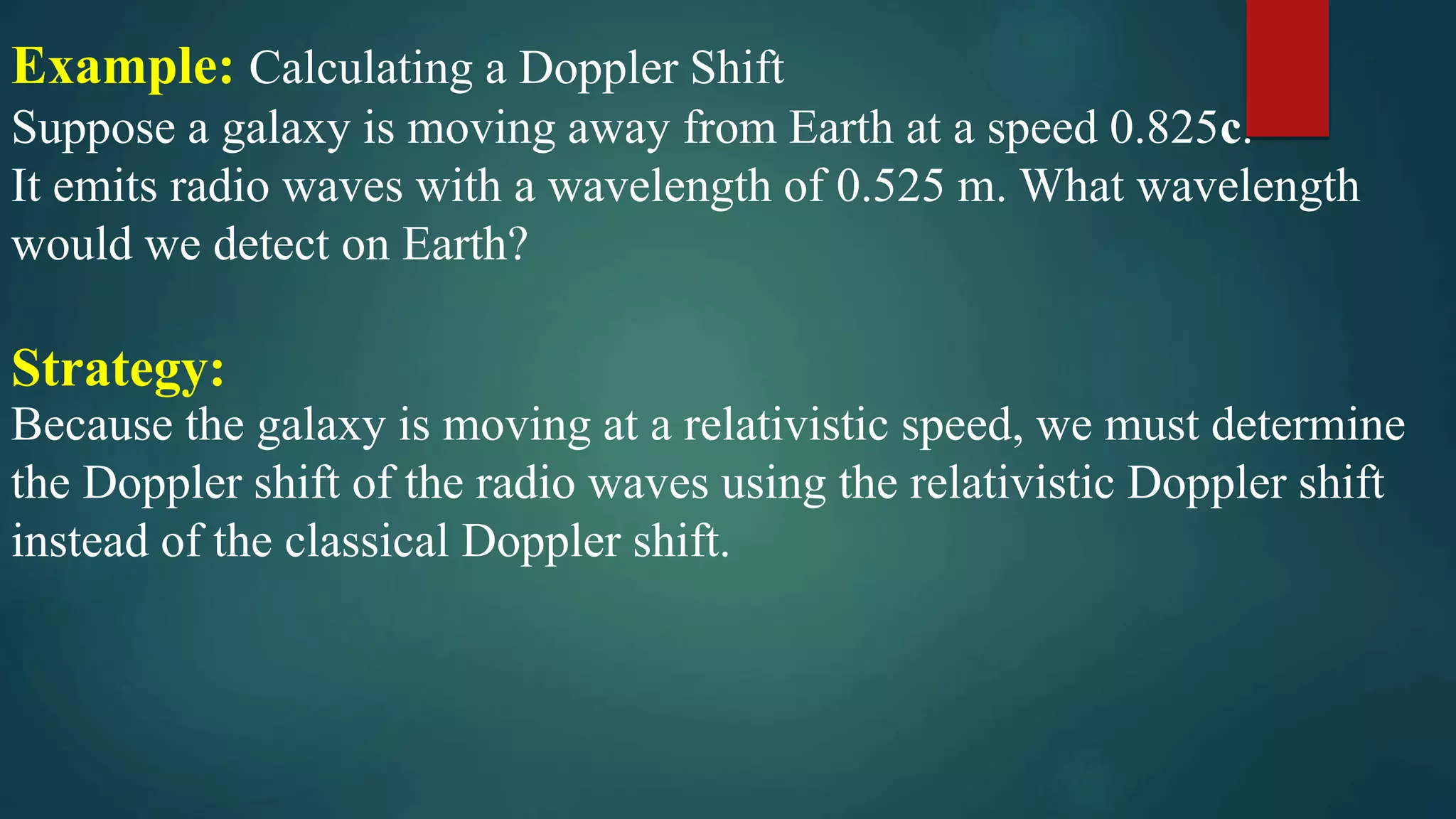 The relativistic doppler effect for light.pptx