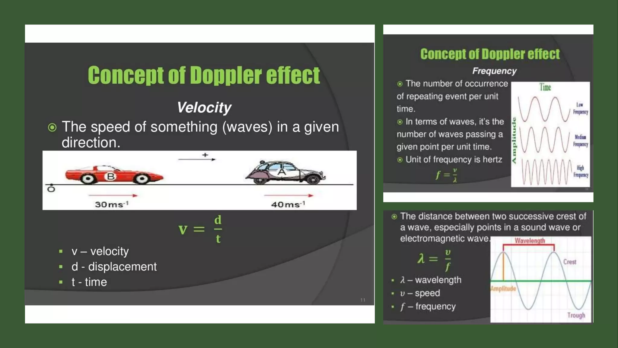 The Relativistic Doppler Effect For Light Pptx Physics Science