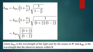 The relativistic doppler effect for light.pptx