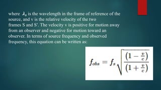 The relativistic doppler effect for light.pptx