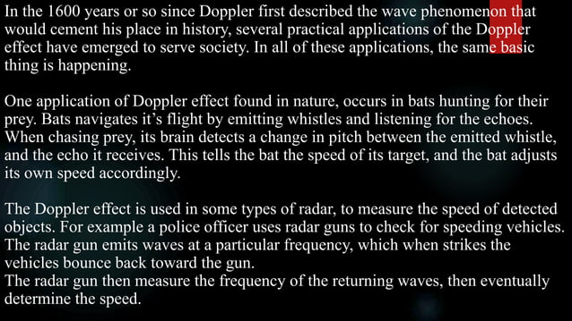 The relativistic doppler effect for light.pptx | Physics | Science