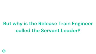 The Release Train Engineer in the Scaled Agile Framework (SAFe) | PDF ...