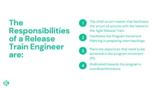 The Release Train Engineer in the Scaled Agile Framework (SAFe) | PDF ...