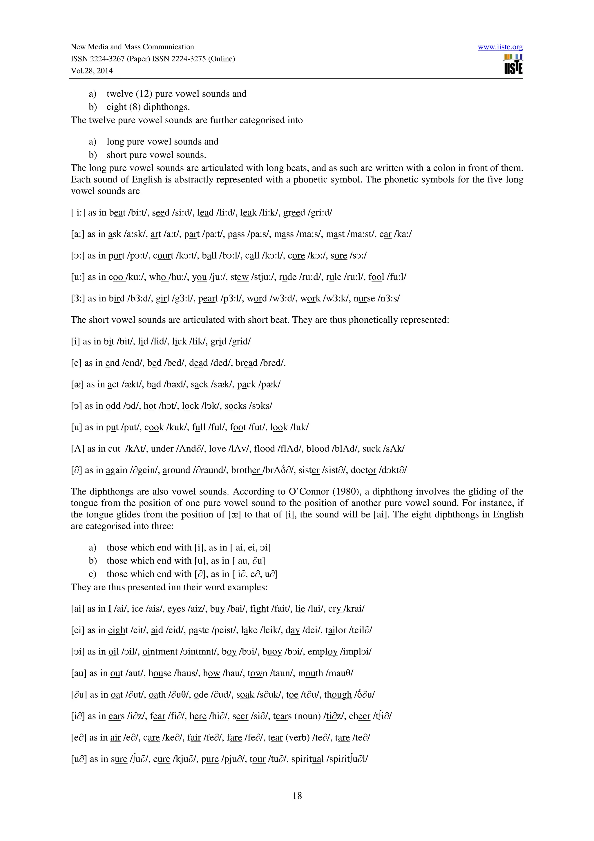 The relevance of phonology to communication studies | PDF