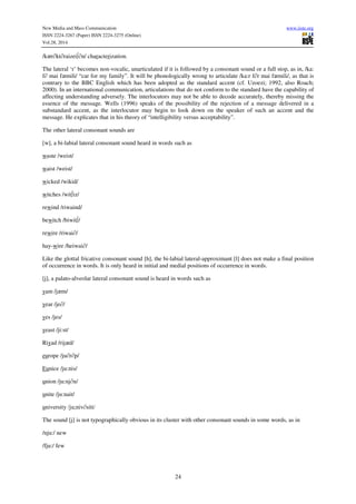 The relevance of phonology to communication studies | PDF