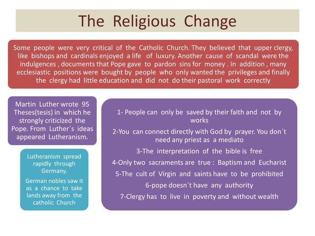 The religious changes | PPT
