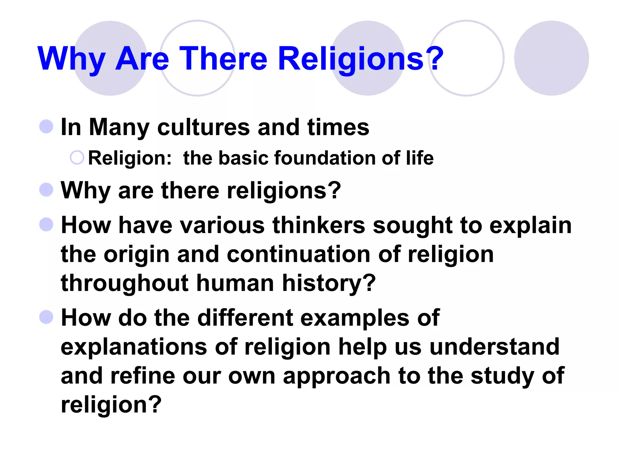 The religious response | PPTX
