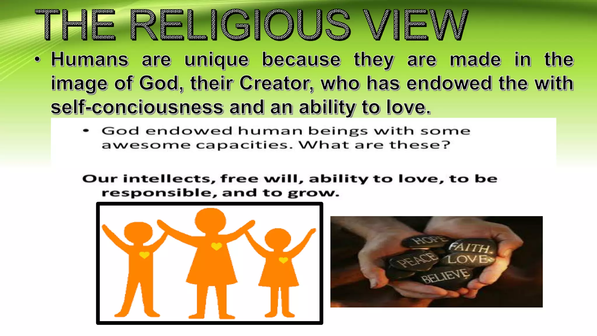 The religious view | PPTX