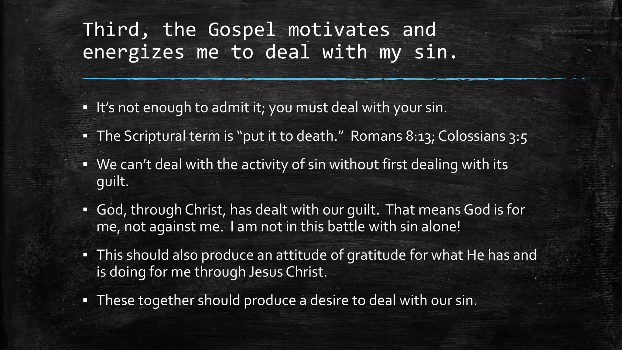 The Remedy for Sin | PPTX