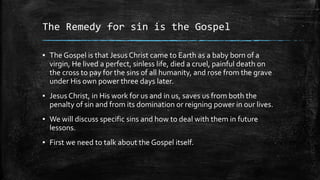 The Remedy for Sin | PPTX