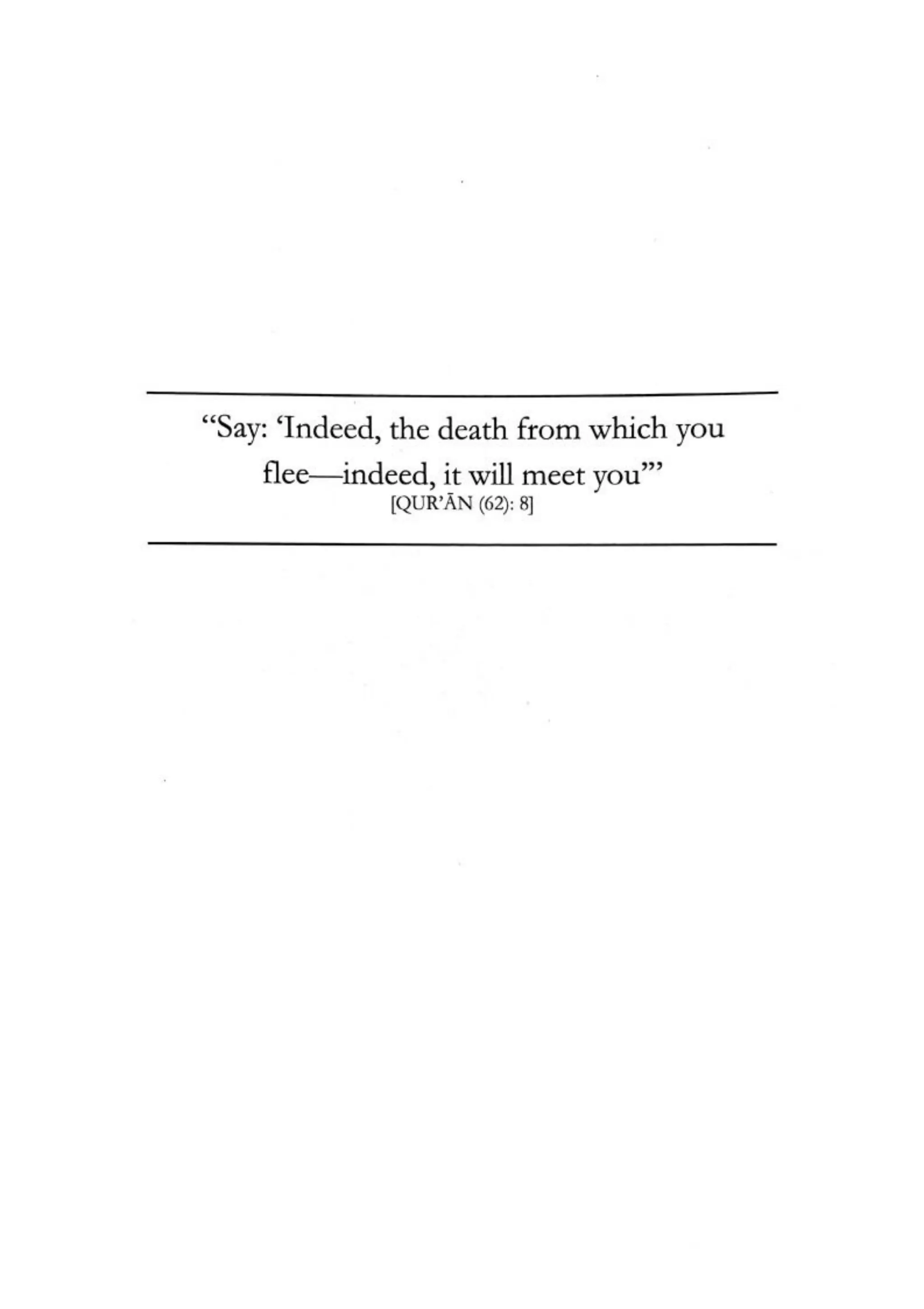 The Remembrance of Death and the Afterlife - by Imam Qudamah al-Maqdisi ...