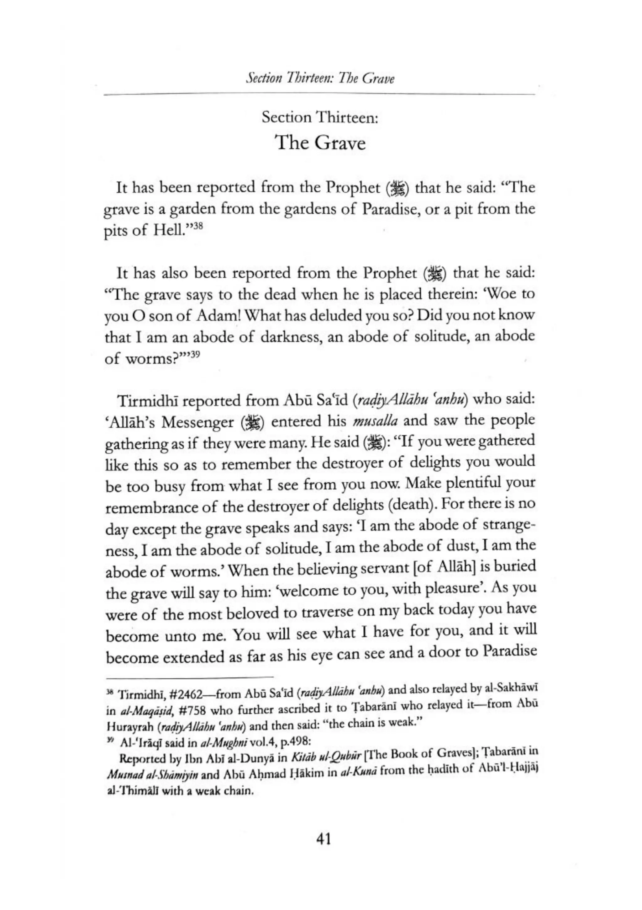 The Remembrance of Death and the Afterlife - by Imam Qudamah al-Maqdisi ...