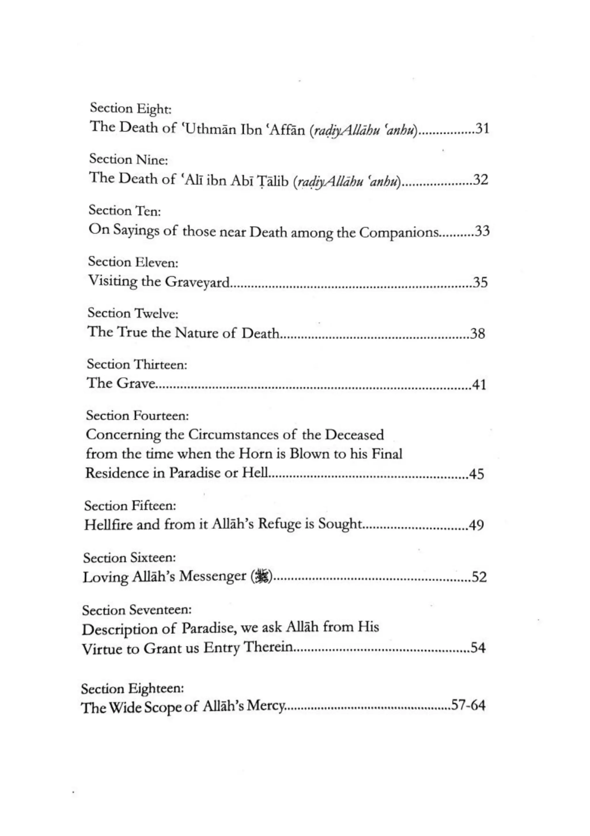The Remembrance of Death and the Afterlife - by Imam Qudamah al-Maqdisi ...