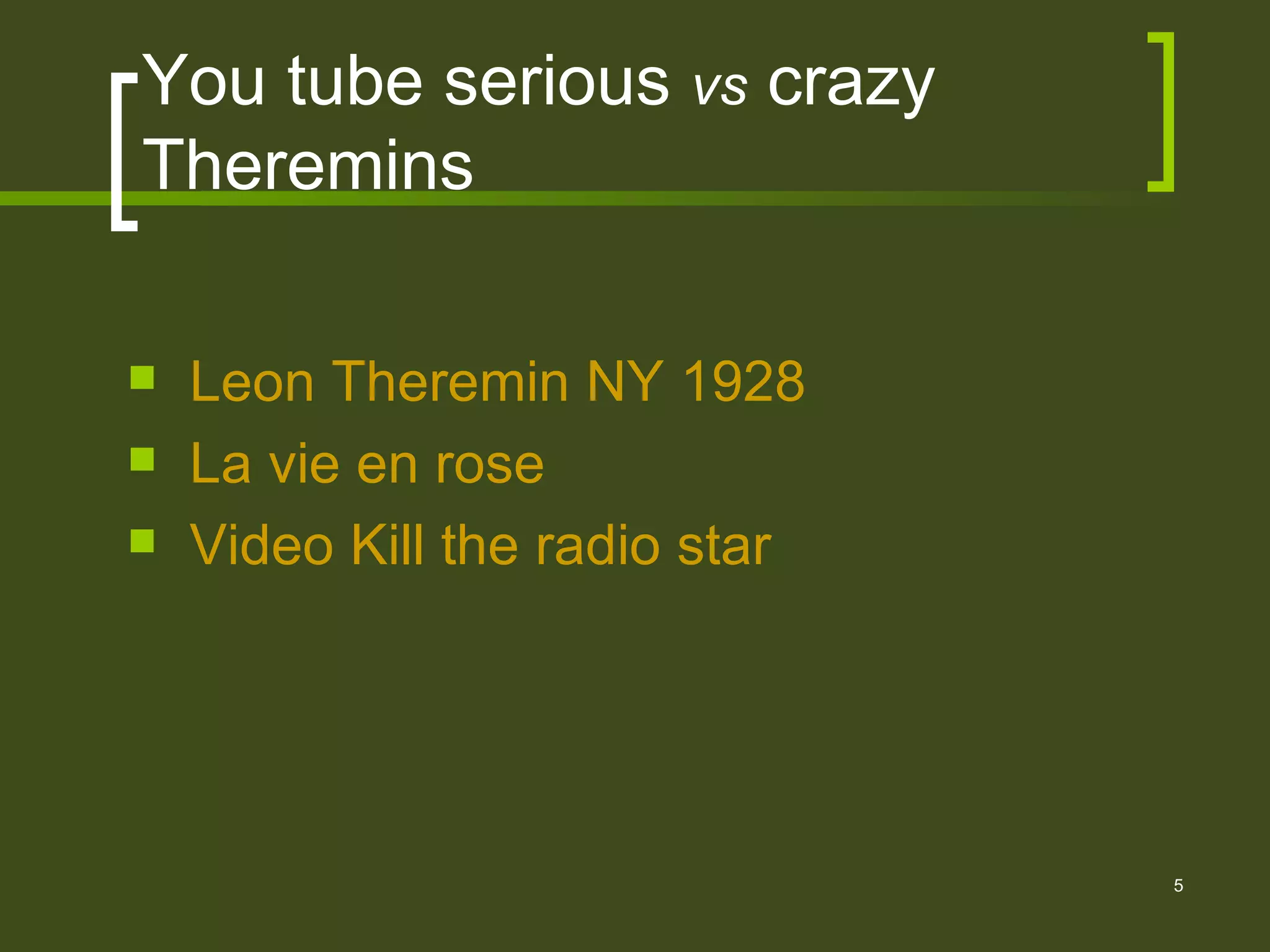 Javier Theremin | PPT