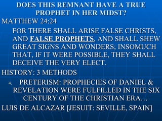 The Remnant Of Revelation 12 & 17 | PPT | Christianity | Religion ...