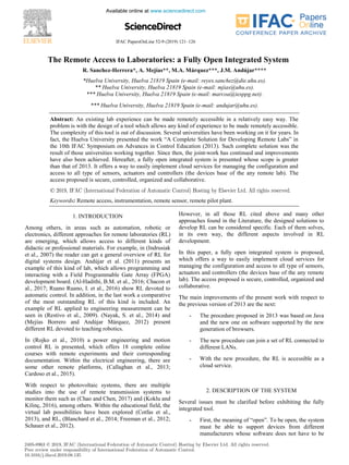 The Remote Access to Laboratories - a Fully Open Integrated System.pdf