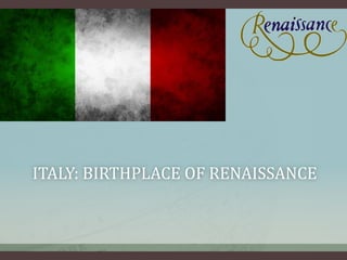 The renaissance in a nutshell | PPTX