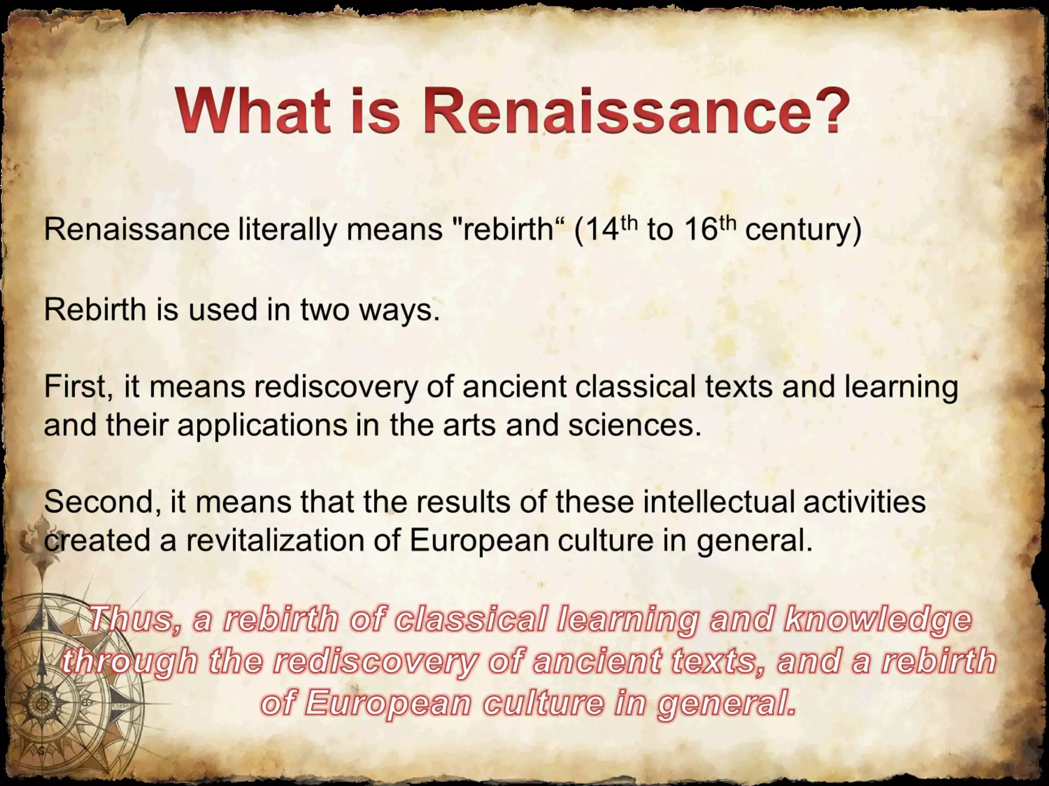 Introduction of Renaissance | PPT