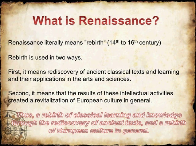 Introduction of Renaissance | PPT
