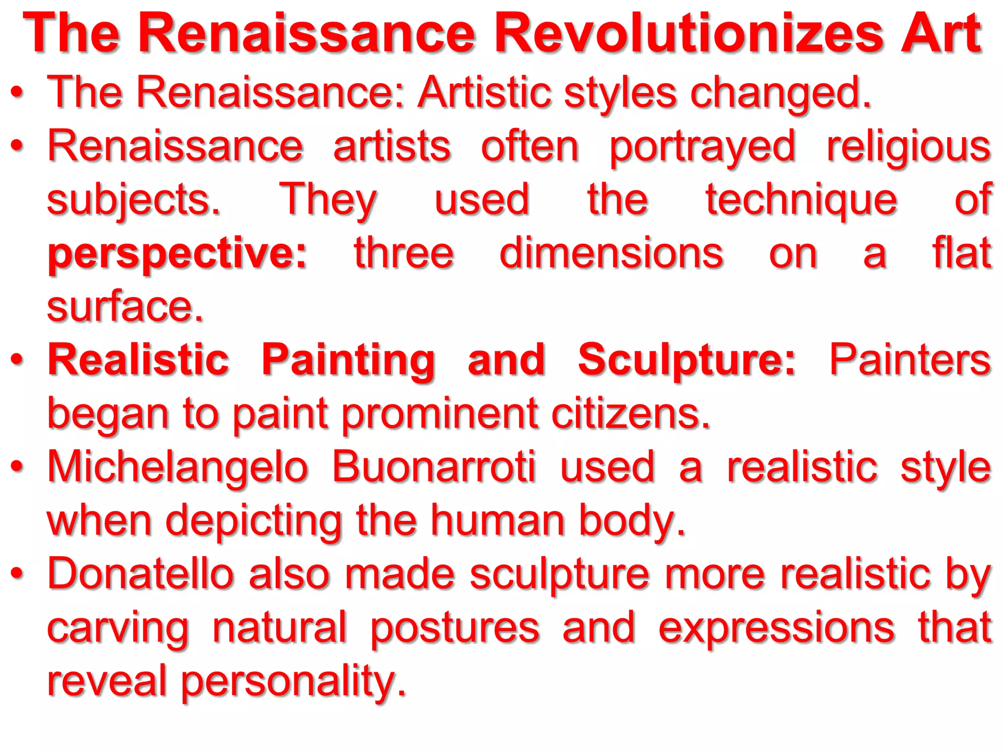 The renaissance | PPT