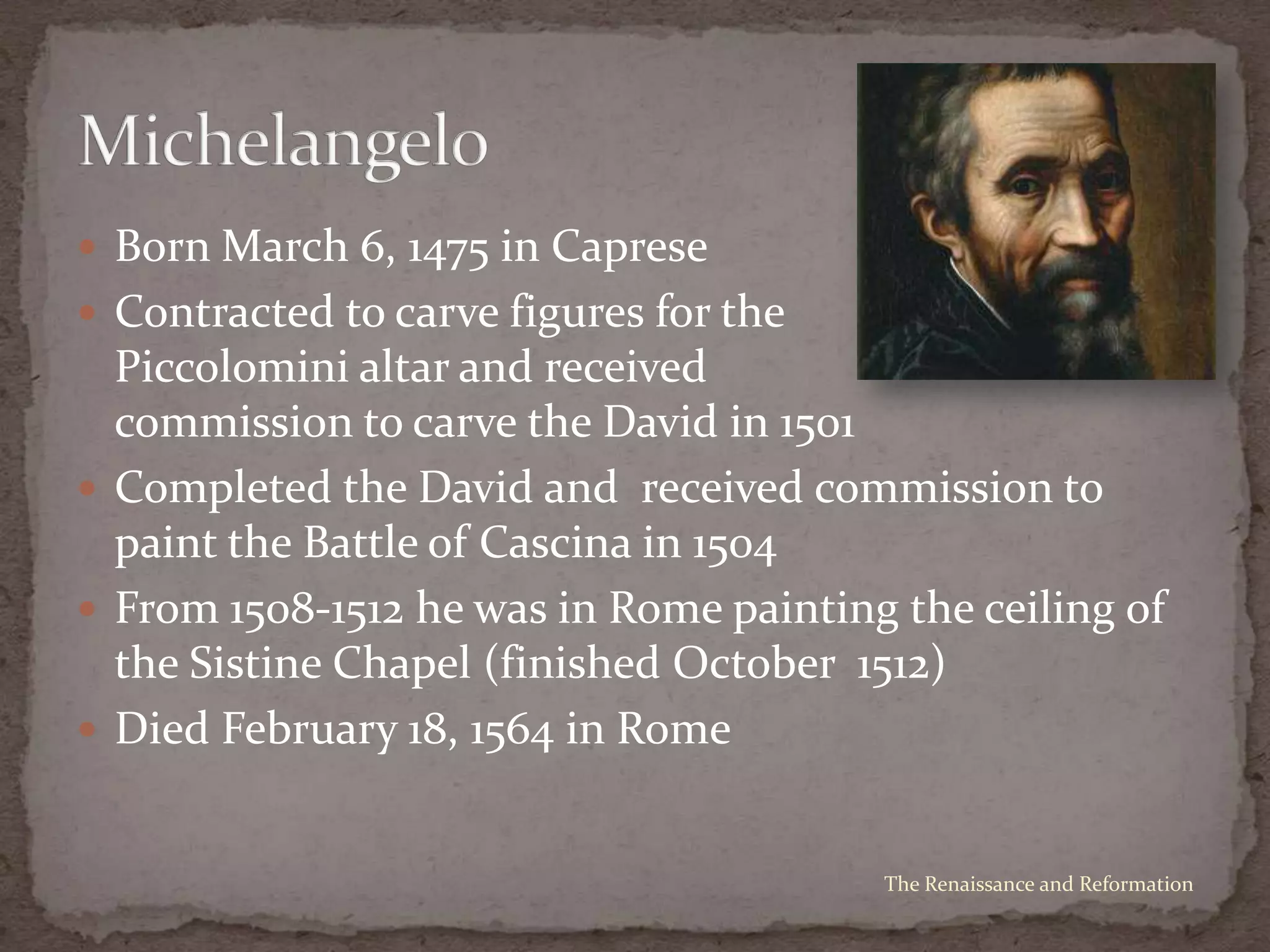 The Renaissance and Reformation | PPT