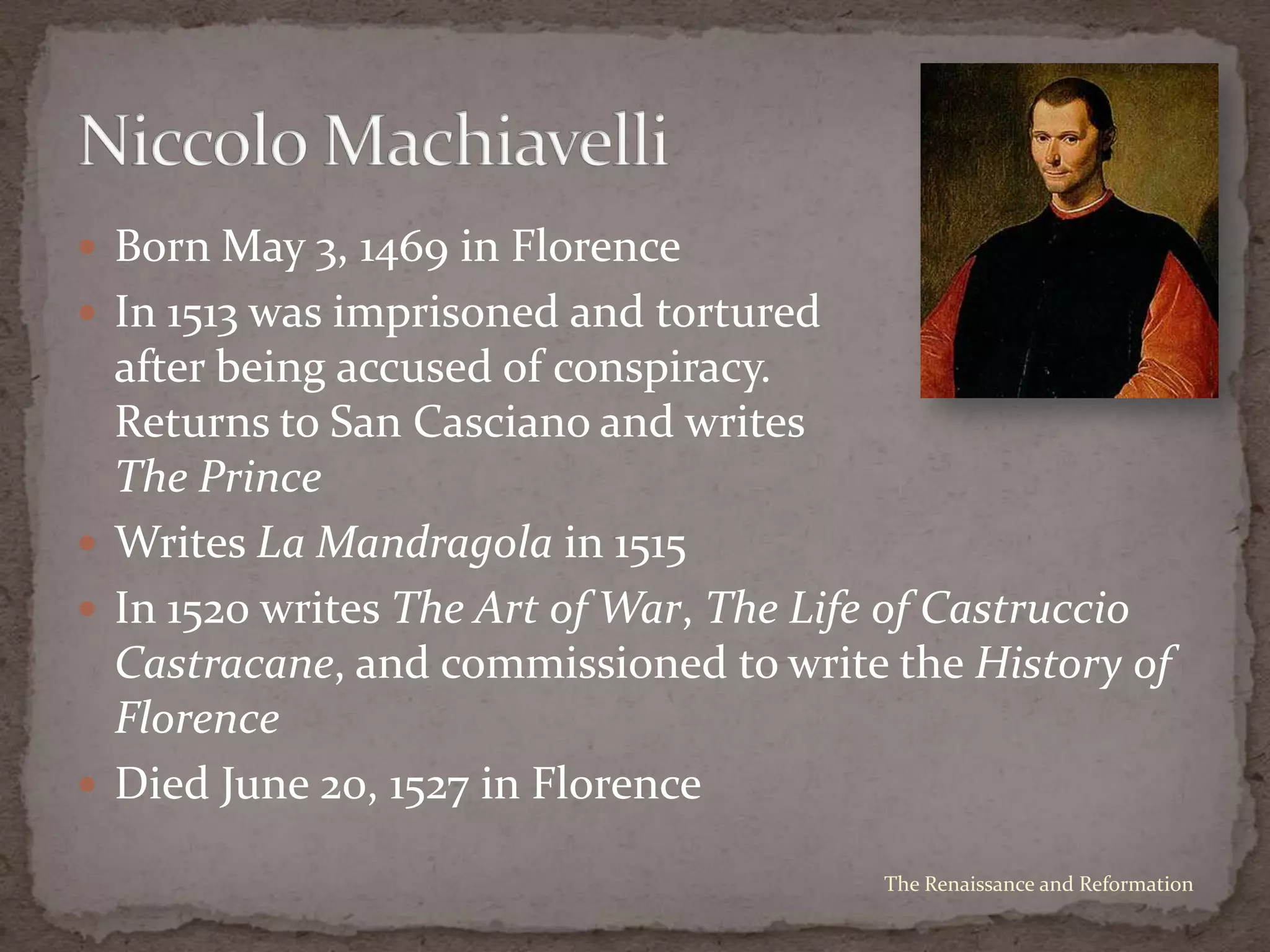 The Renaissance and Reformation | PPT