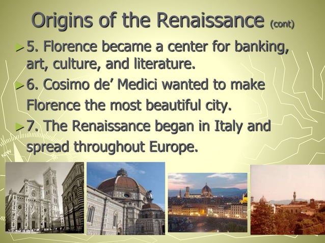 The renaissance and the Reformation | PPT