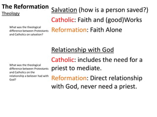The Renaissance, Reformation and Exploration Lesson 4 - Causes and ...