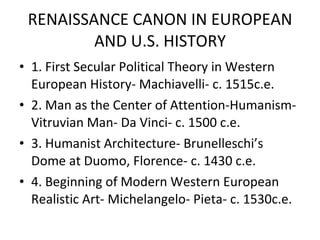 The renaissance in world history perspective | PPT