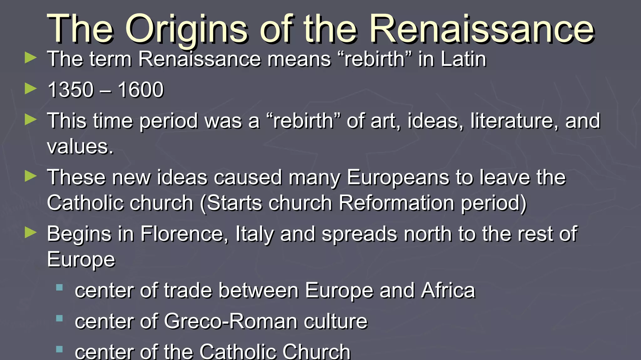 The renaissance ppt | PPT | Fine Art
