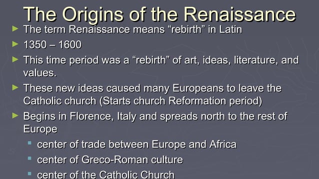 The renaissance ppt | PPT | Fine Art