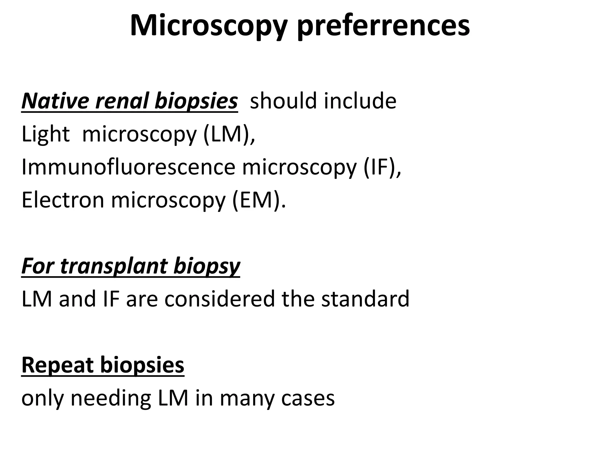 The renal biopsy | PPTX