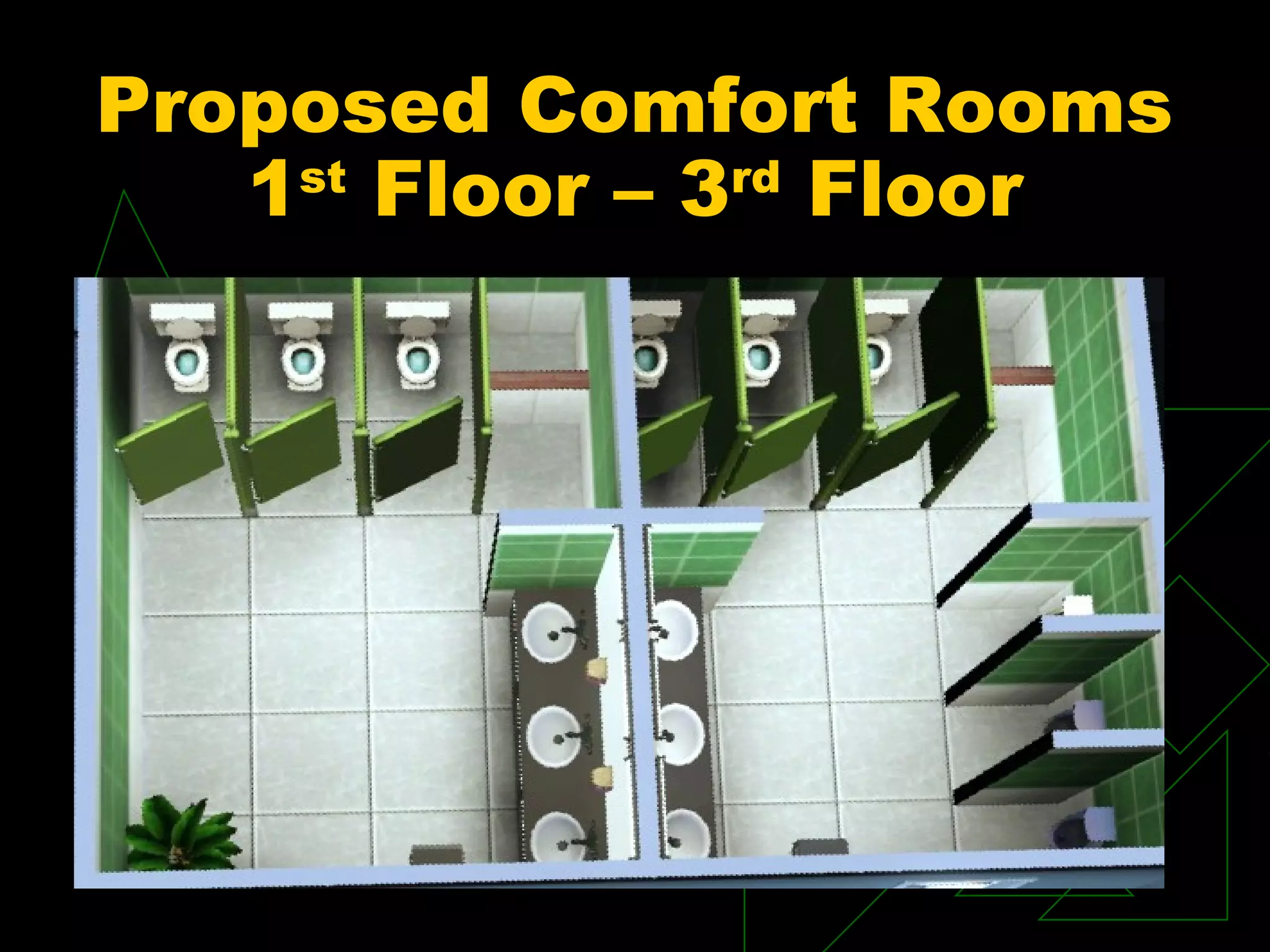 The renovation of the comfort rooms in jfh | PPT