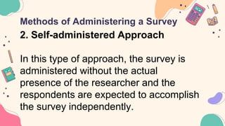 The Reports, Survey Questionnaire and Methods of Administering It.pptx
