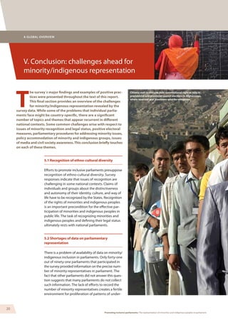 The representation of minorities and indigenous peoples in parliament | PDF