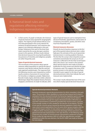 The representation of minorities and indigenous peoples in parliament | PDF