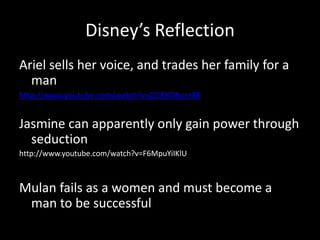 The representation of women in disney | PPTX
