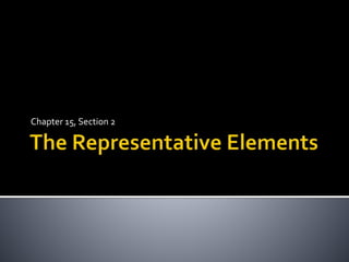 The representative elements | PPTX