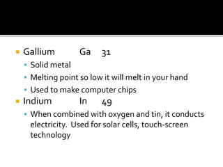 The representative elements | PPTX