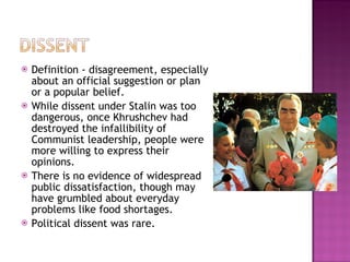 The repression of dissidence | PPT