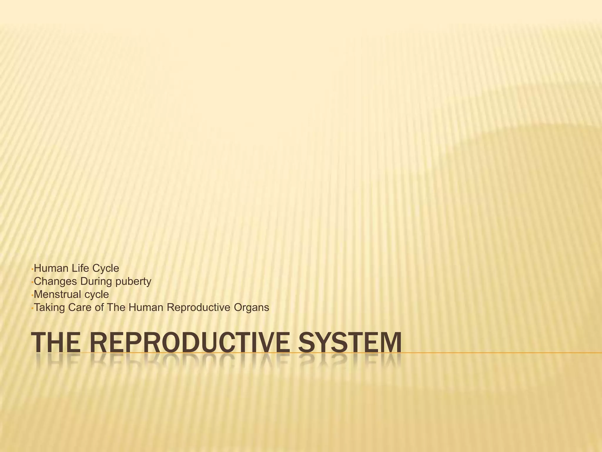 The reproductive system | PPT