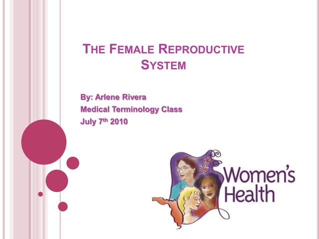 The reproductive system presentation | PPT