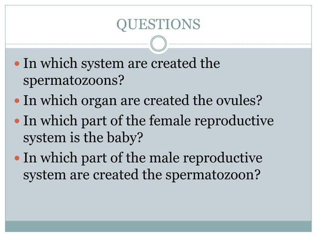 The reproductive systems 6th primary | PPTX | Reproductive Health ...