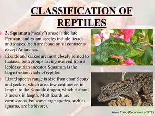 The reptiles | PPTX