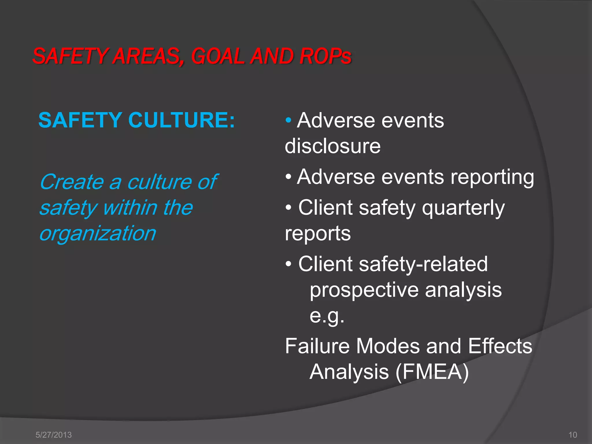 The required organizational practices (ROPs) | PDF