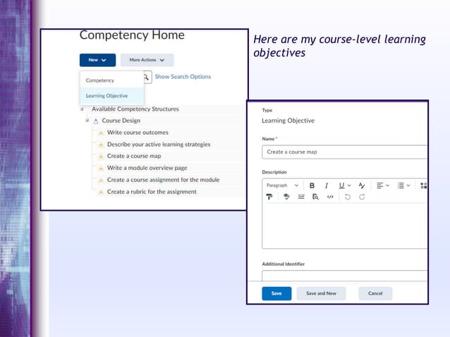 Designing Competency Structures and Learning Objectives | PPT