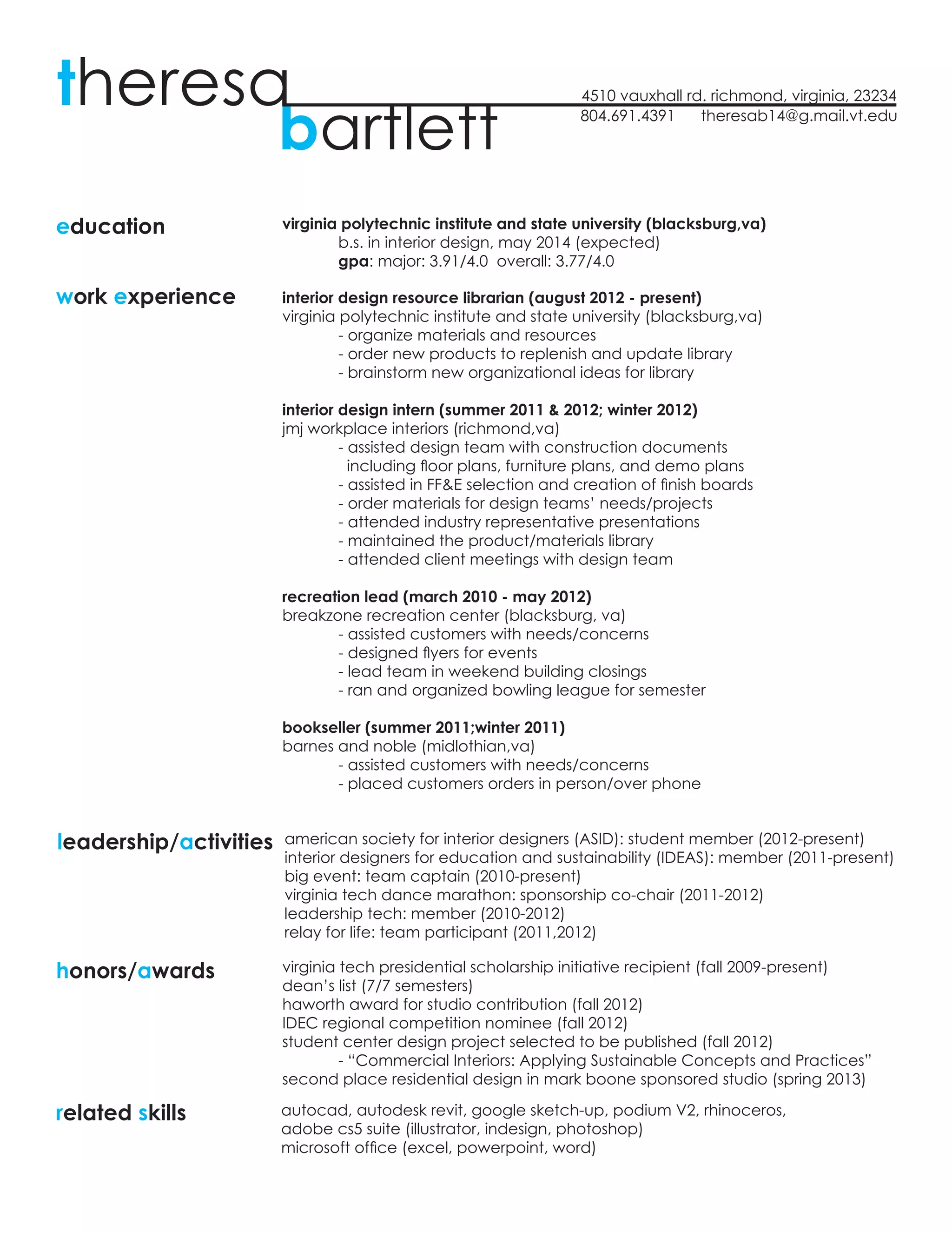 Resume + Work Sample | PDF | Education