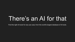 There’s an AI for that | PDF