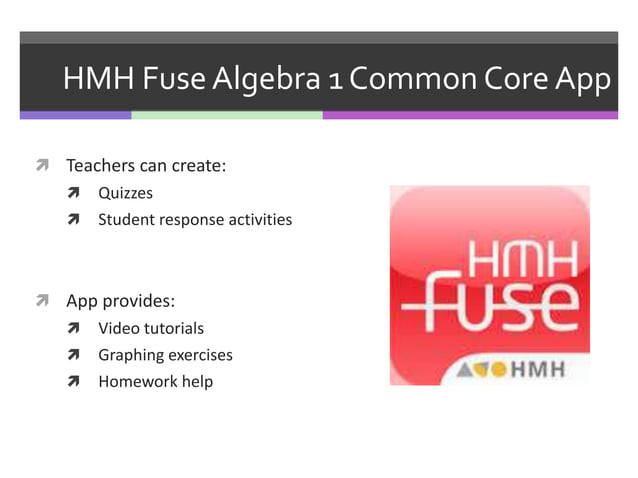 Educational Apps: Socrative and HMH Fuse Algebra | PPT